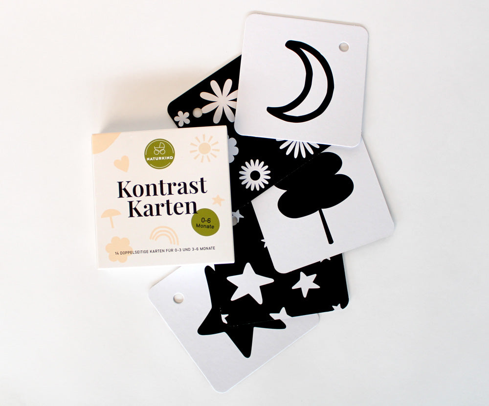 Contrast cards - promote your baby's cognitive development