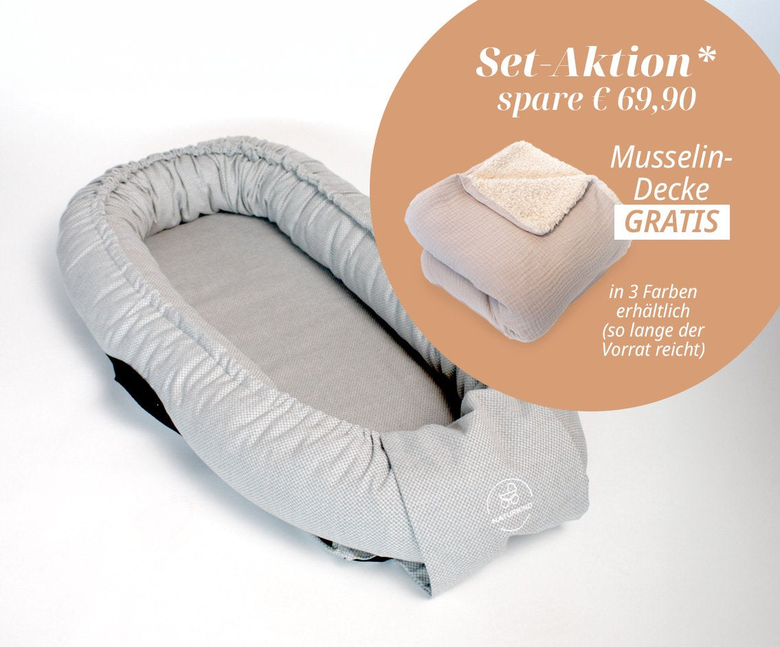 Baby nest - as safe as in mom's tummy - 100% natural materials